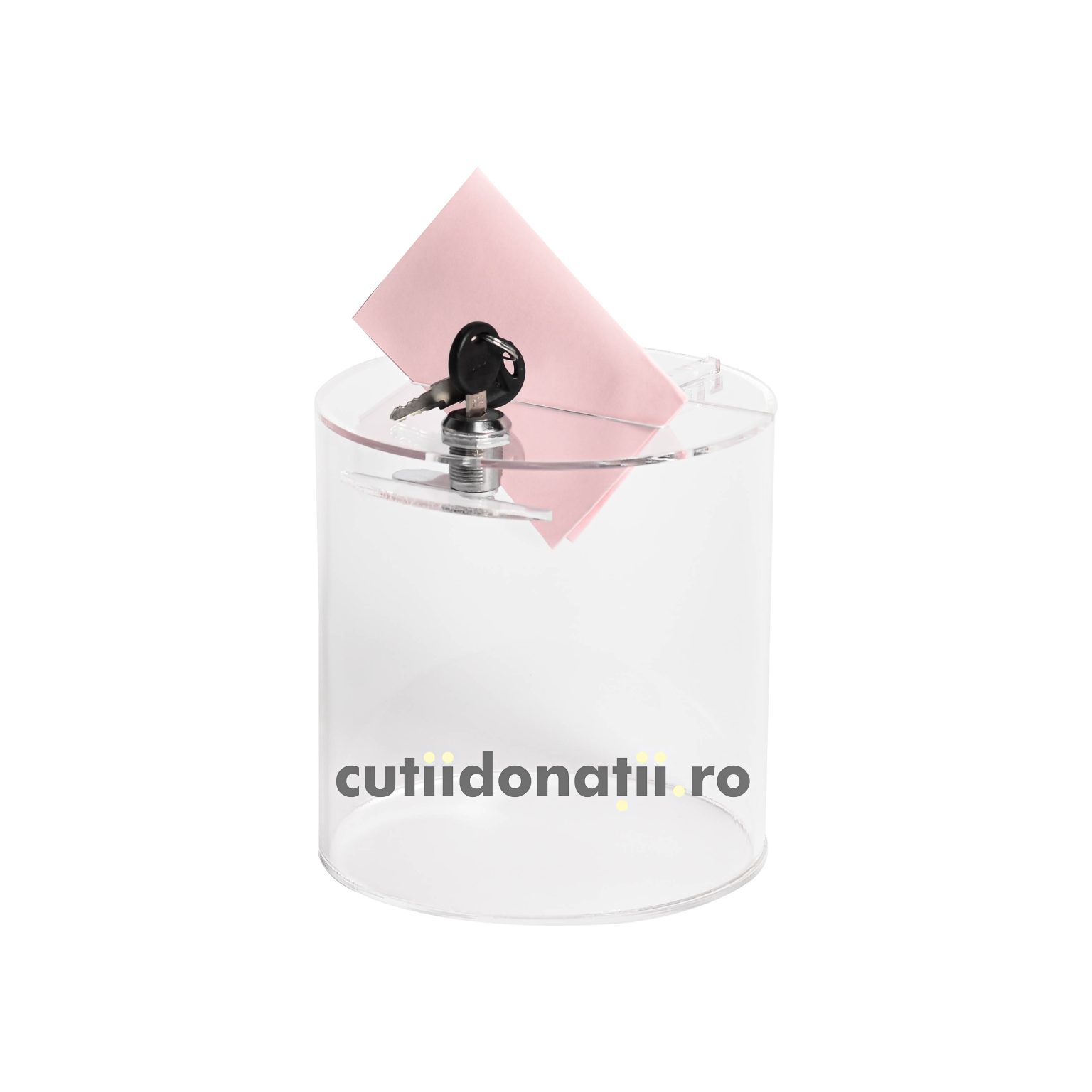 Urna Cilindrica din Plexiglas ø20 cm - Urne și Cutii din plexiglas